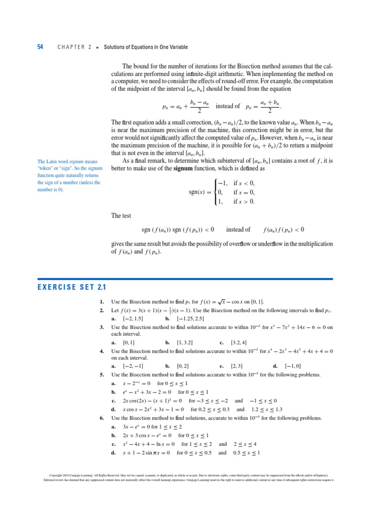 Burden Faires 54 55 | PDF | Algorithms And Data Structures | Numerical Analysis