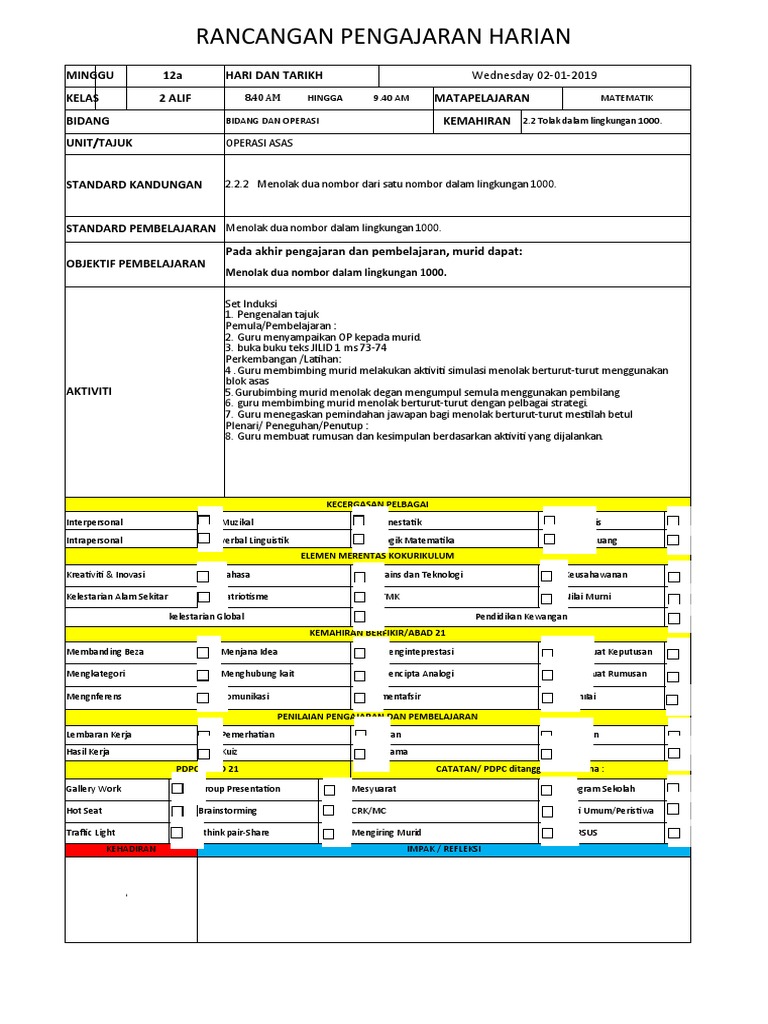 RPH MT T2 2020 | PDF