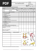 Check List Linea de Vida Retractil Rev 1 | PDF
