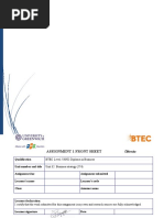 BTEC Business - Unit 1 Assignment 1 Learning Aims A and B | PDF ...