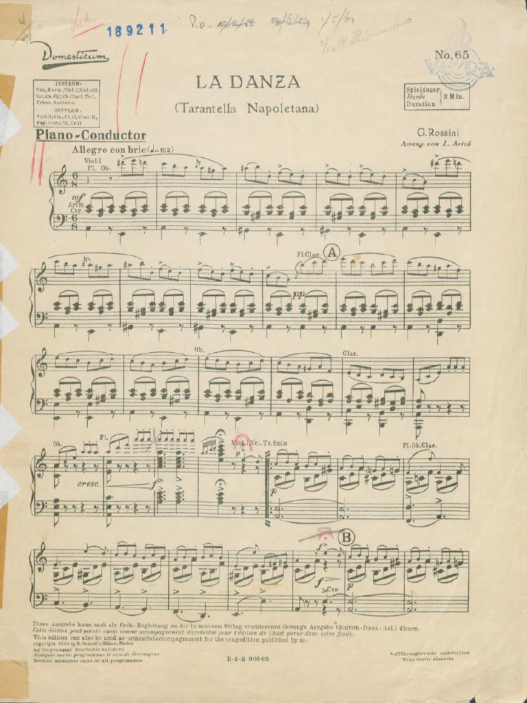 La Danza Partitura Orchestra PDF | PDF