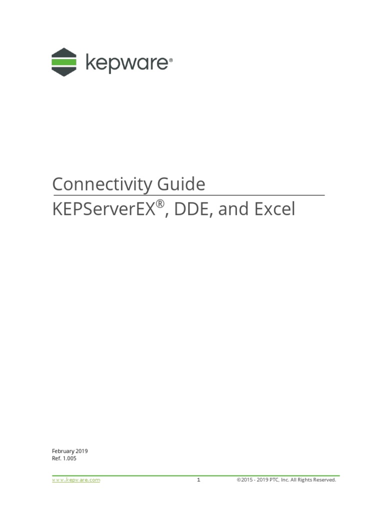 Kepserverex Dde Excel PDF | PDF