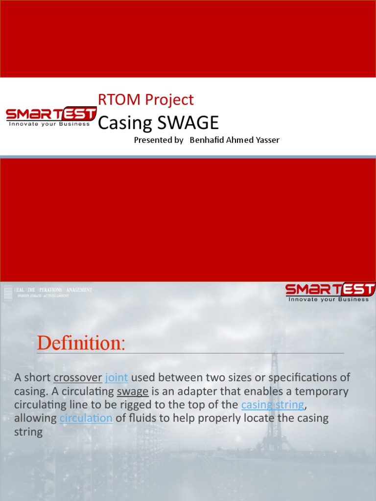 CASING SWAGE Benhafidh A.Y | PDF