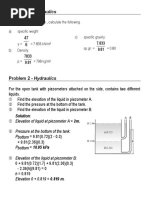 Sample Problems | PDF | Dam | Applied And Interdisciplinary Physics