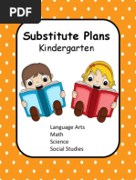 Kindergarten Year Long Plan Version 2.0 | PDF