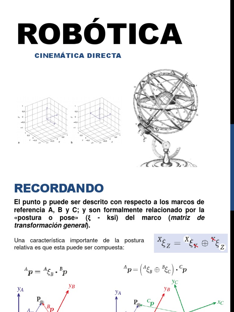 3 - Cinemática - Directa | PDF | Análisis matemático | Mecánica