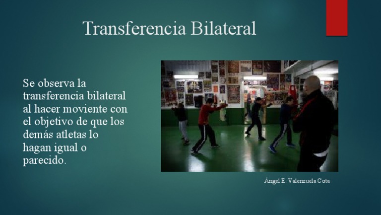 Transferencia Bilateral en Atletismo | PDF
