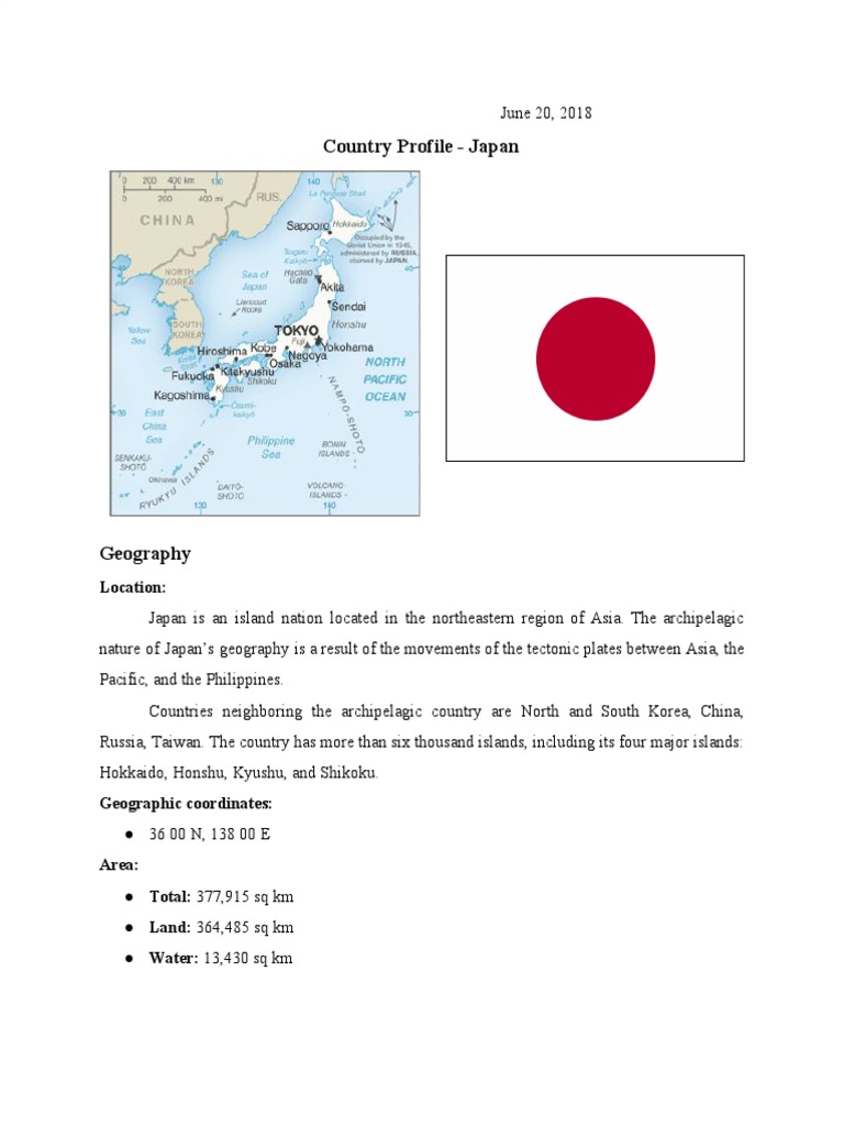 Country Profile - Japan: Location | PDF | Japan | Supreme Courts
