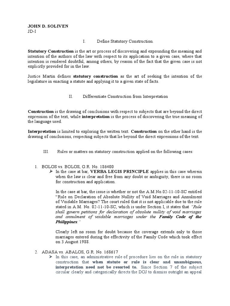 Shall Govern Petitions For Declaration of Absolute Nullity of Void Marriages and Annulment of ...