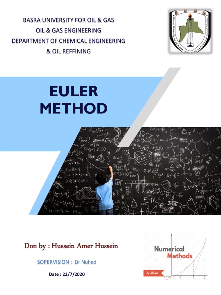 حسين عامر - EULER METHOD | PDF | Ordinary Differential Equation | Differential Equations