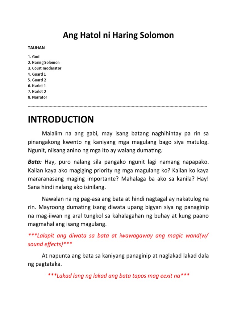 Haring Solomon | PDF