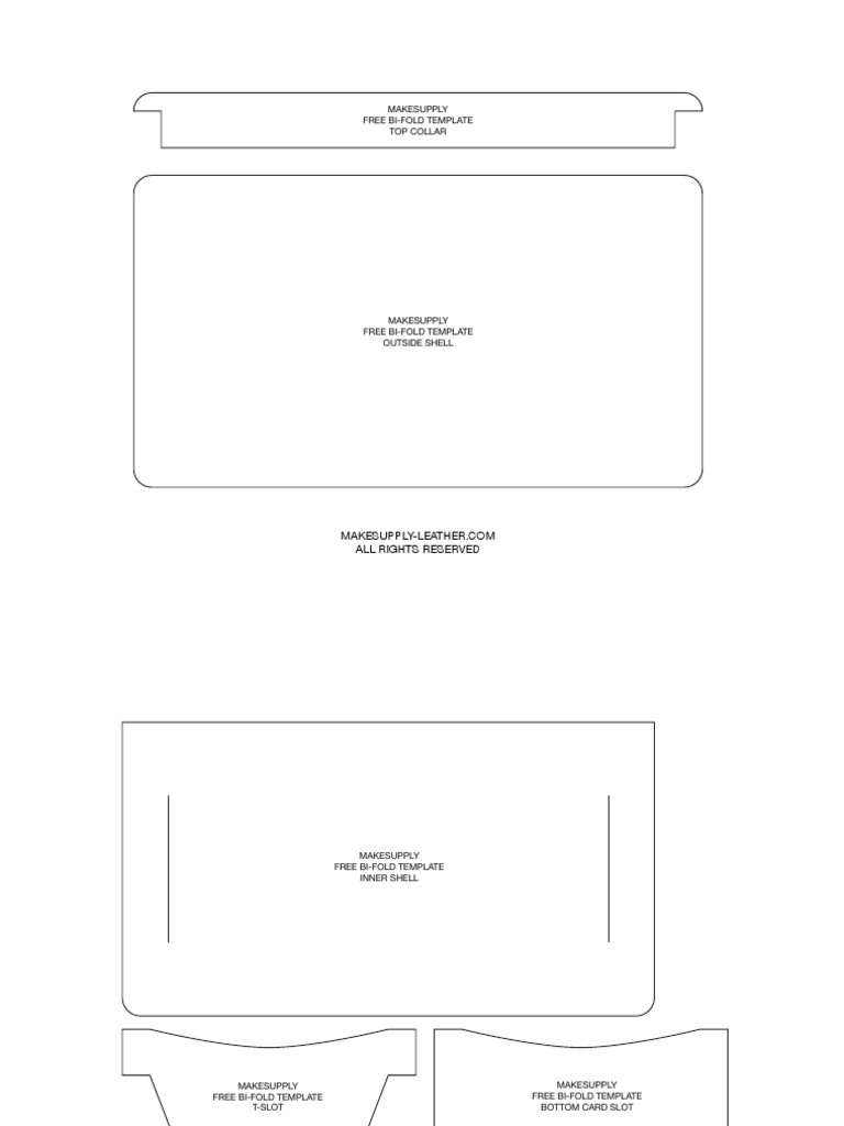 Wallet Template For Leather Work | PDF