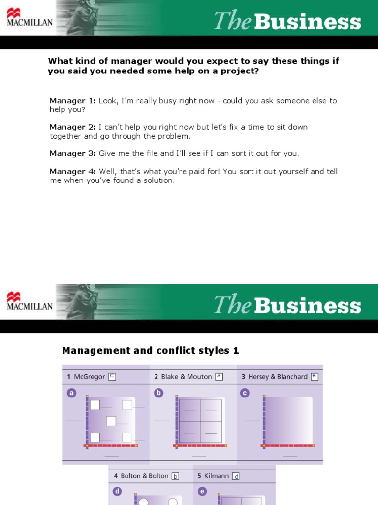 The Business Advanced PowerPoint 4-1 | PDF