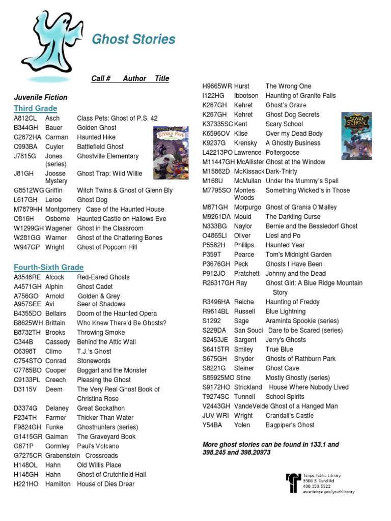 Ghost Stories For Kids | PDF | Ghosts