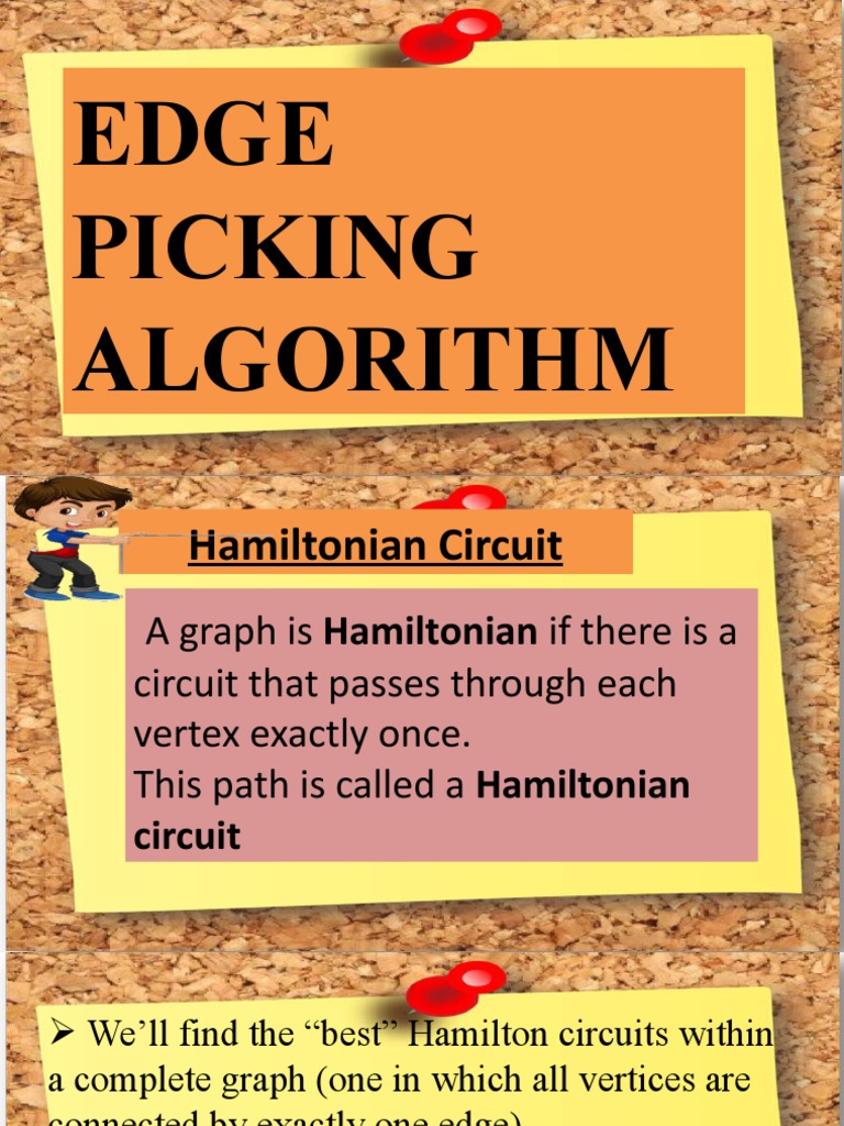 Edge Picking Algorithm Pdf Algorithms And Data Structures Algorithms 