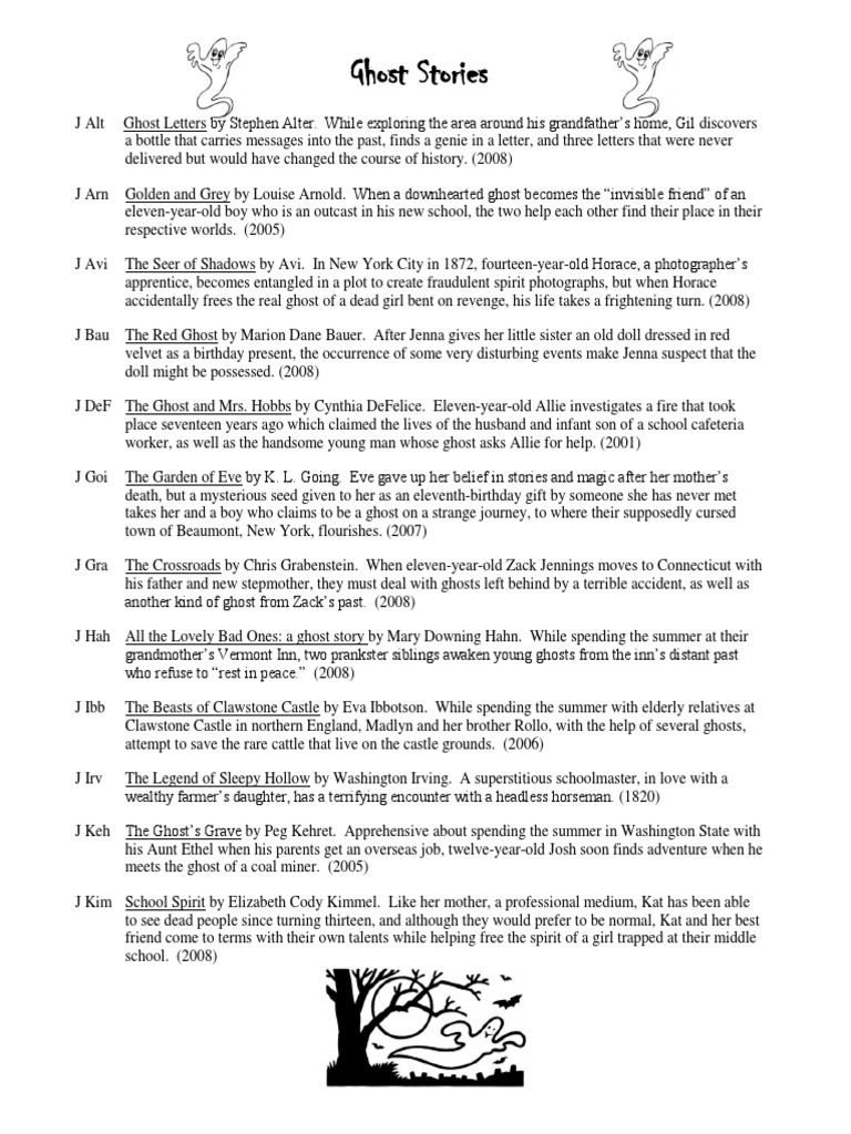 Ghost Stories | PDF | Ghosts