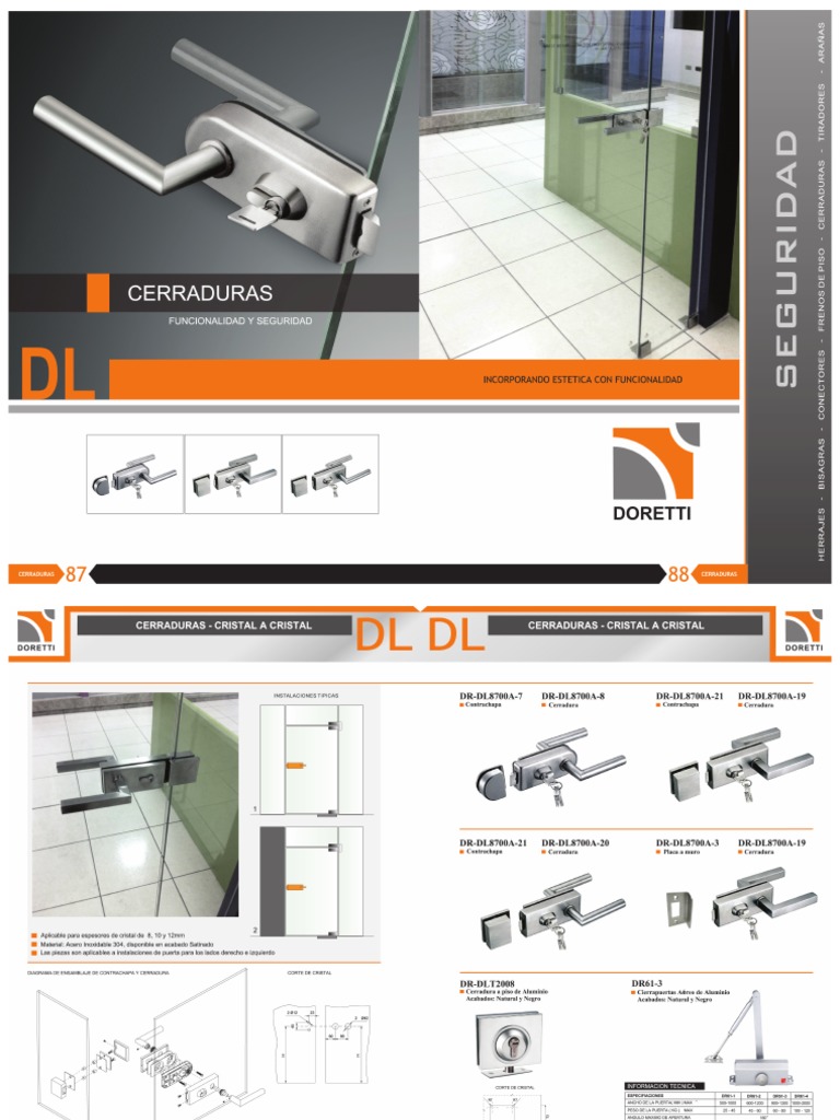 Cerradura Doretti PDF | PDF