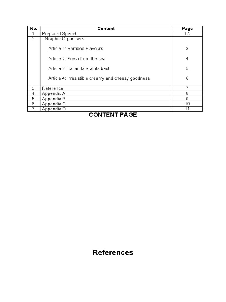 References: Content Page | PDF