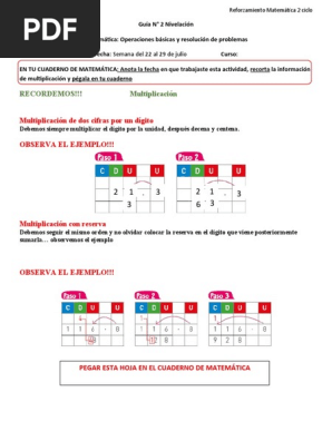 Hoja De Trabajo De Multiplicación Con Impresión En Celosía