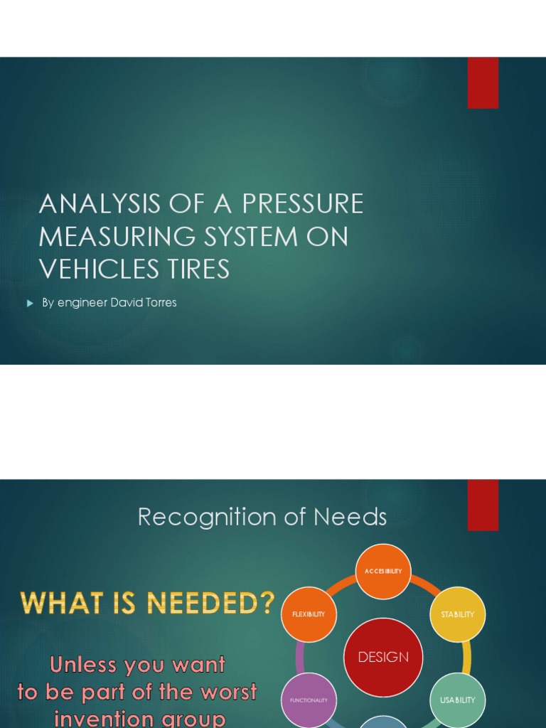 Pressure Measuring System | PDF | Tire | Pressure Measurement
