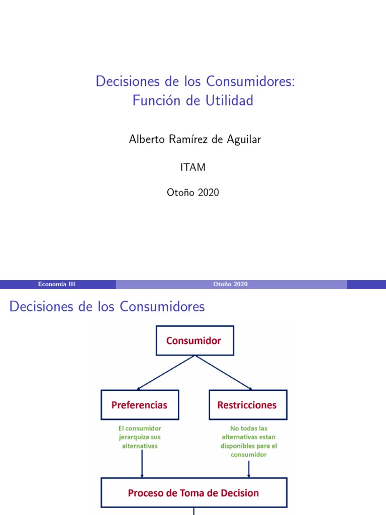 Función de Utilidad: Conceptos Clave | PDF | Función monotónica | Utilidad
