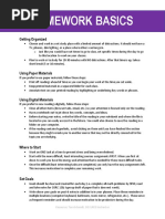 Elements of A Productive Study Space - SP 20 | PDF | Internet | Learning