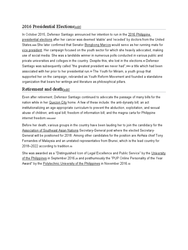 2016 Presidential Election | PDF