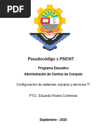 Clase04 Tutorial Pseint | PDF | Estructura de datos de matriz | Algoritmos