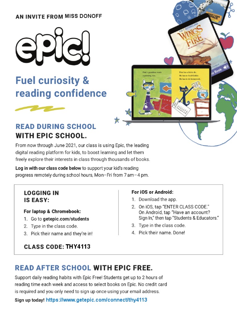 Epic The Leading Digital Library For Kids Unlimited Access To 40000 of ...