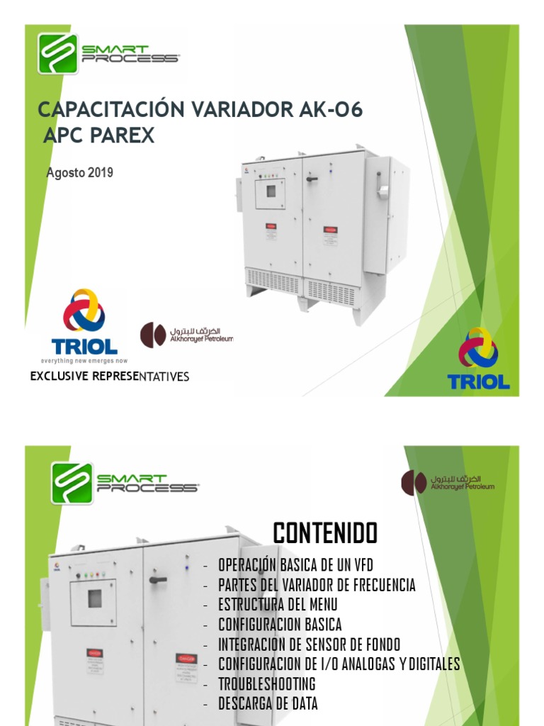 Presentacion - VSD TRIOL AK06 Parametrizacion y Configuracion Avanzada ...