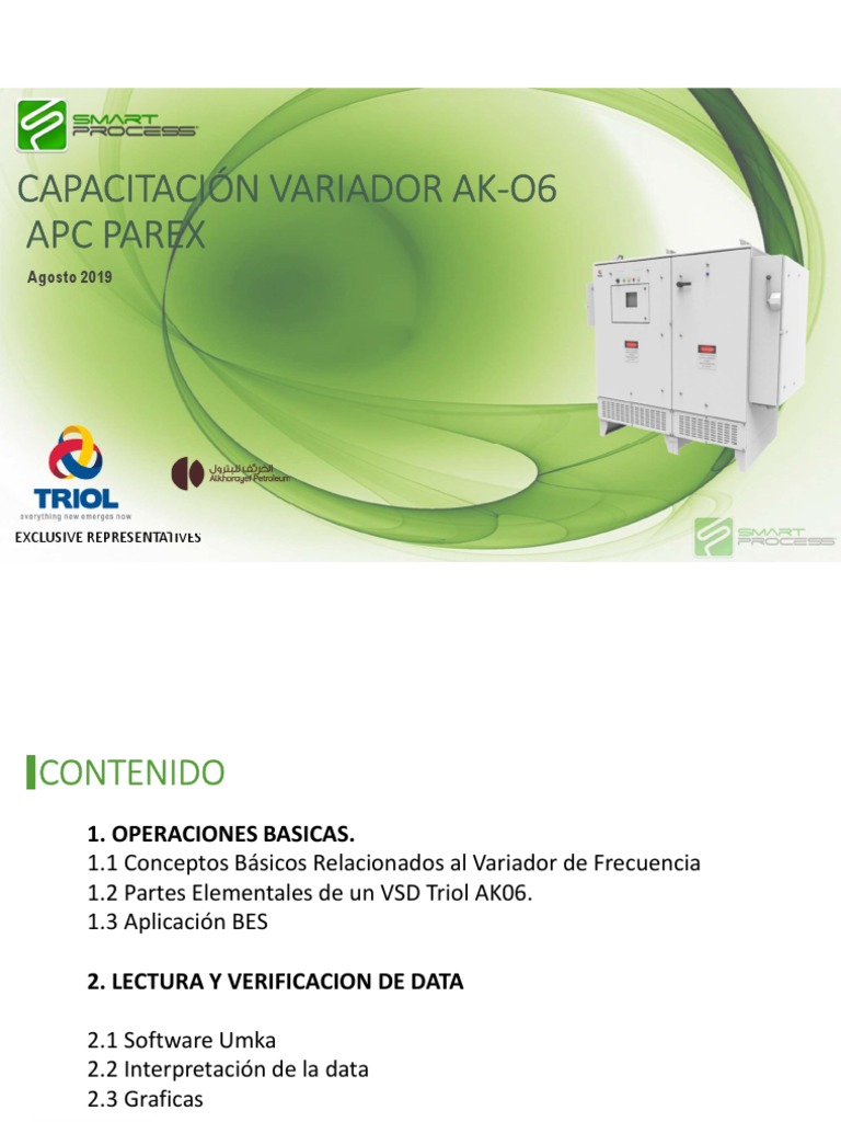 Presentacion - VSD TRIOL AK06 Conceptos Basicos y Configuracion Inicial ...