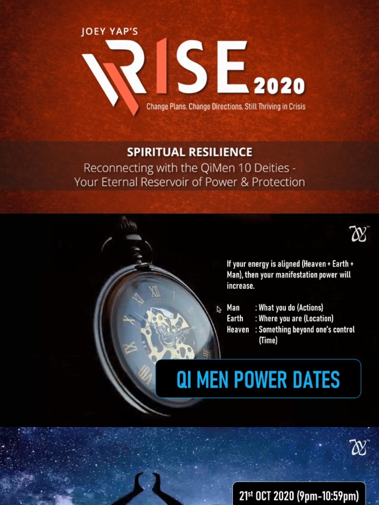 Rise 2020 Qimen Power Dates (Iverson) | PDF