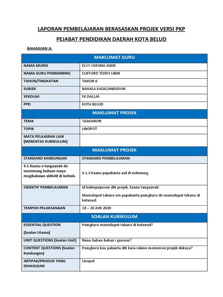 Laporan Pbl Bkd Pdf