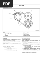 Fan Belt Adjustment and Installation Guide | PDF | Belt (Mechanical ...