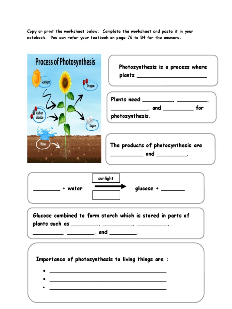Copy or Print The Worksheet Below. Complete The Worksheet and Paste It ...