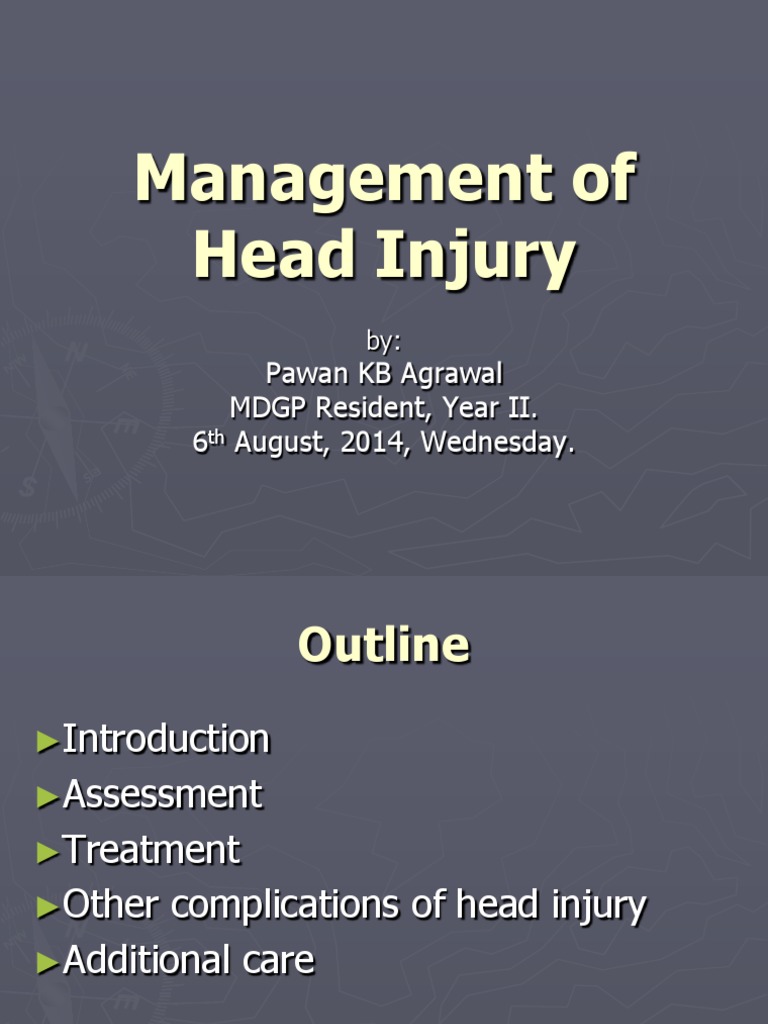 Head Injury MGMT | PDF | Traumatic Brain Injury | Injury
