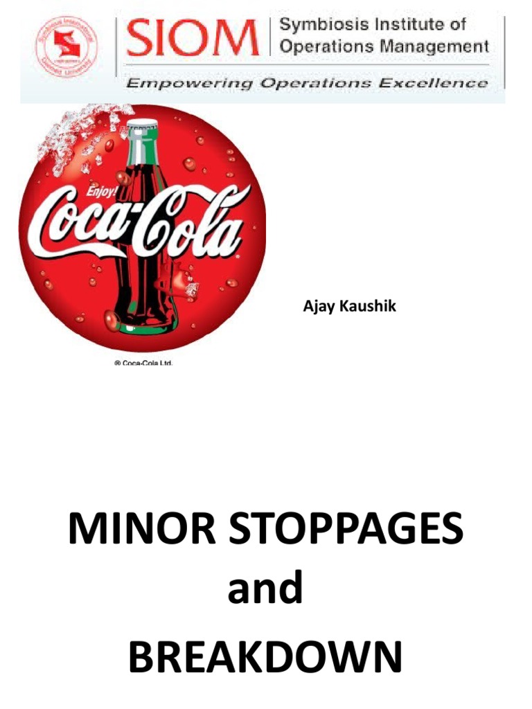 Minor Stoppage Presentation | PDF