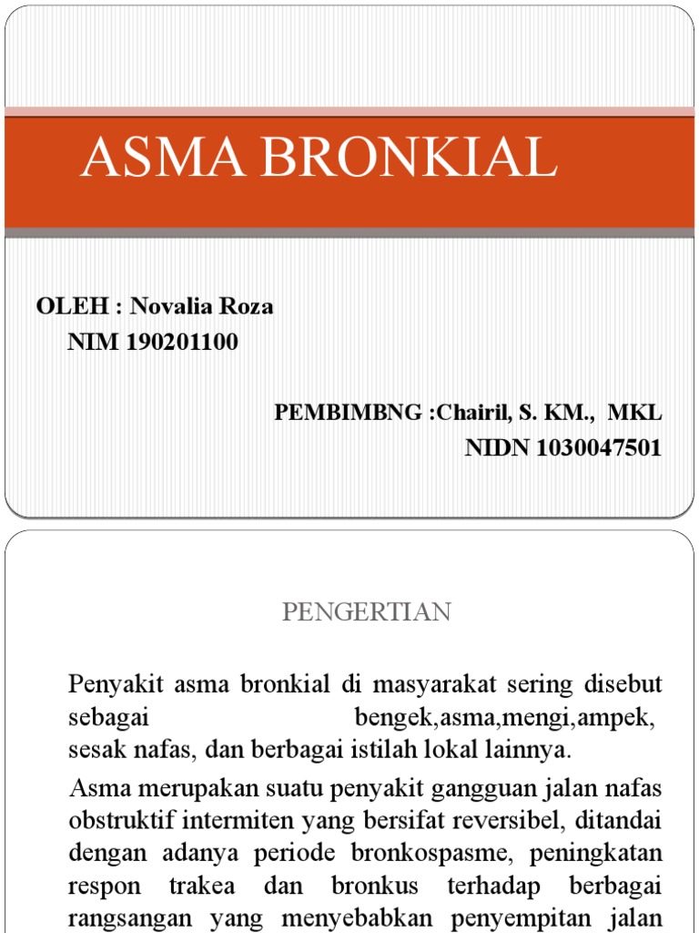 Asma Bronchial | PDF