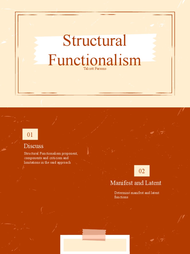 Mod 2.1 - Structural-Functionalism | PDF | Scientific Theories | Sociology