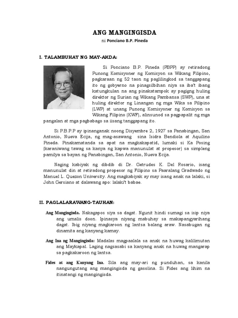 Ang Mangingisda | PDF