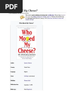 Who Moved My Cheese Worksheet | PDF