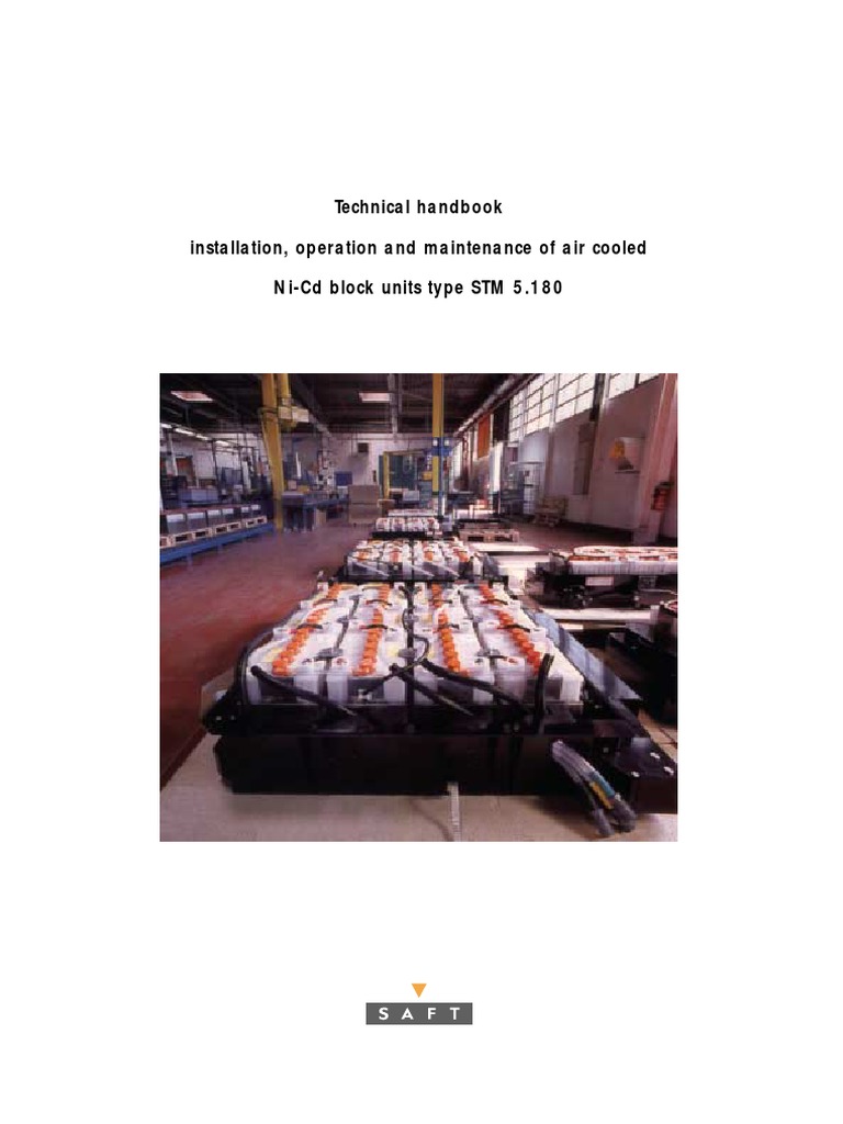 Batteries SAFT NiCad Original NiCad Battery Manual | PDF ...