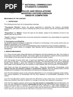 Oxford-Style Debate Rules and Format | PDF