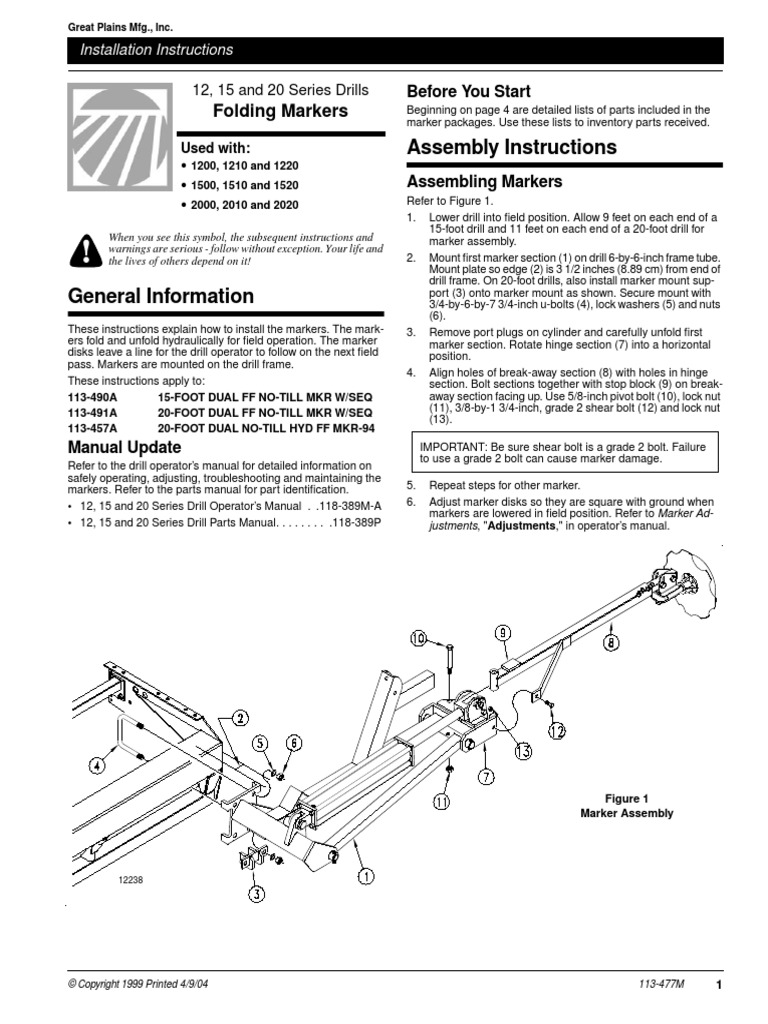Assembly Instructions: Folding Markers | PDF | Valve | Building Materials