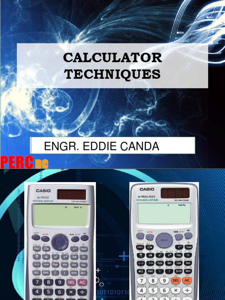 Calculator Techniques REX PDF | PDF | Logarithm | Analysis