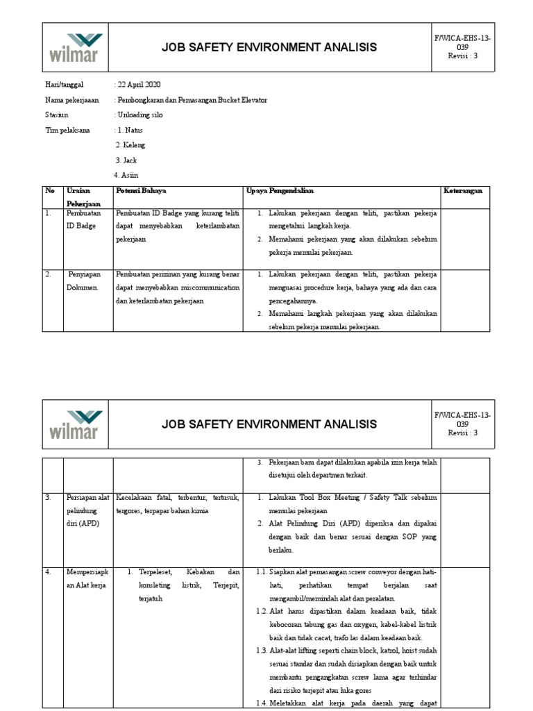 Jsa Bucket Elevator | PDF