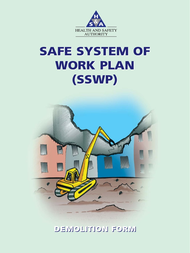 Safe System of Work Plan (SSWP) | PDF | Occupational Safety And Health ...