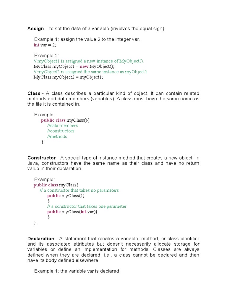 Myobject1 Is Assigned A New Instance of Myobject - // Myobject2 Is ...