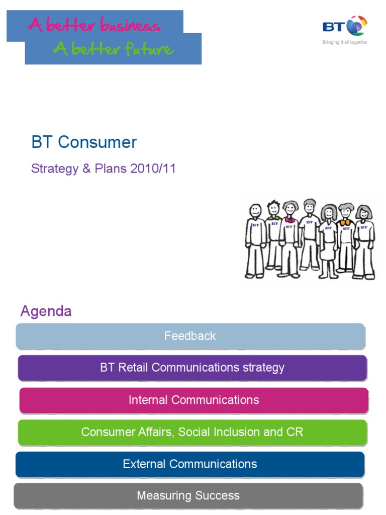 BT Consumer: Strategy & Plans 2010/11 | PDF | Corporate Social ...