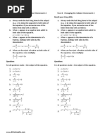 Math Handout (Basic Algebra Rules) PDF | PDF | Multiplication | Numbers